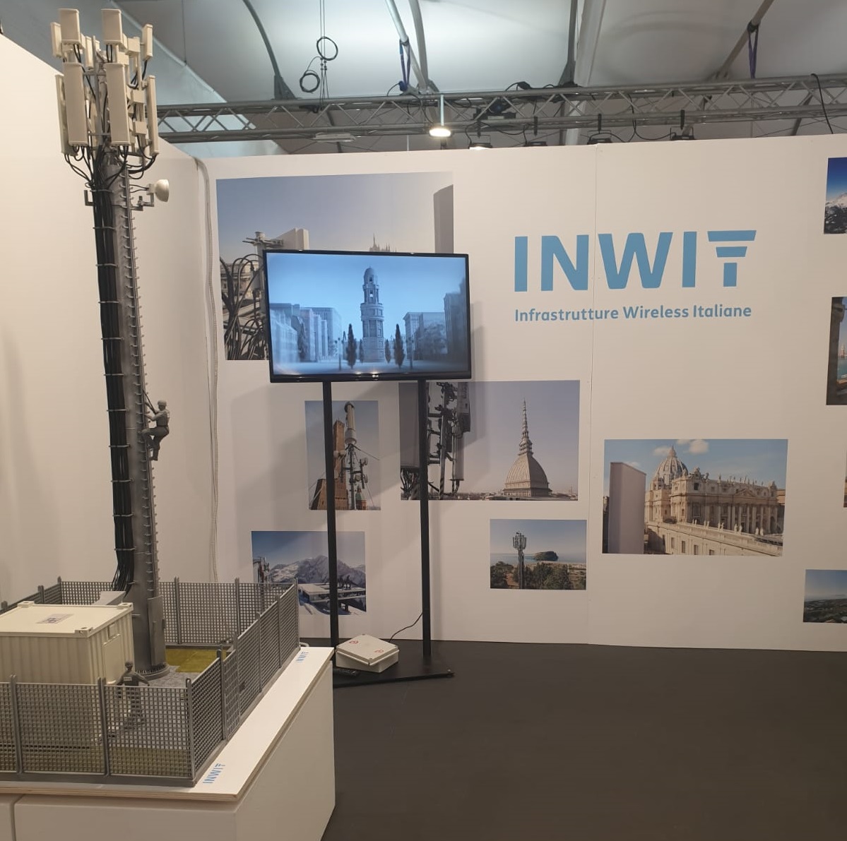 INWIT attends Earth Technology Expo with the tower of the future