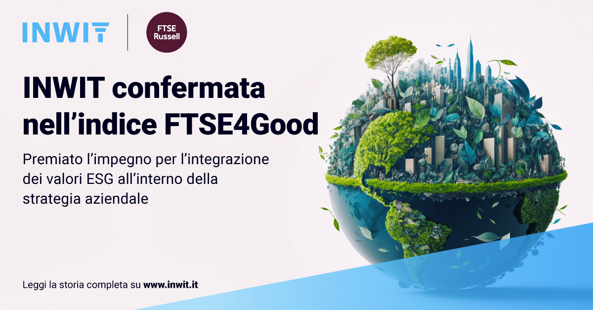 INWIT confirmed in the FTSE4GOOD index