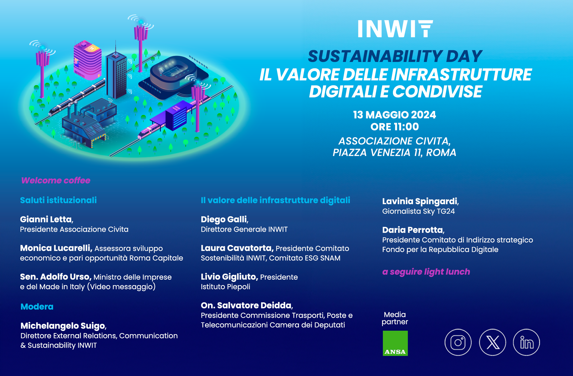 First INWIT Sustainability Day: the values of digital and shared ...